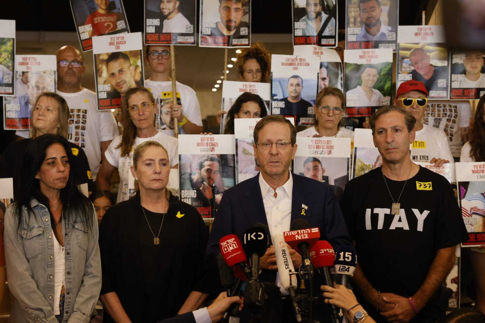 President Isaac Herzog: “Hamas must fulfill its obligations and release ...