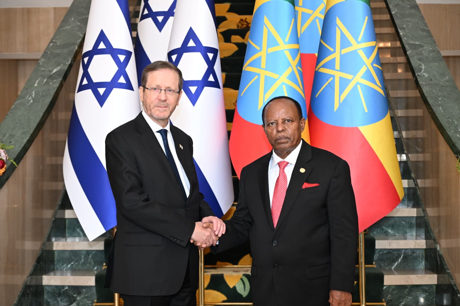 President Herzog Meets with the President of Ethiopia - President
